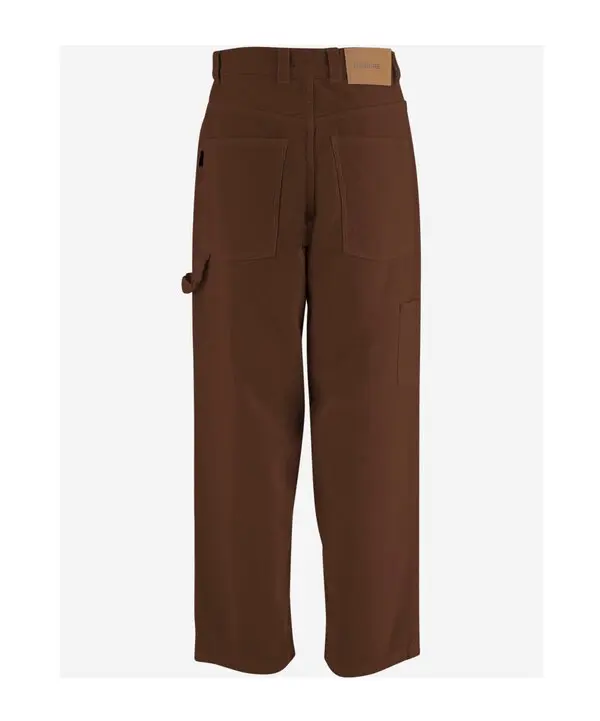HAIKURE Ribbed Utility Straight-leg Cotton Trousers