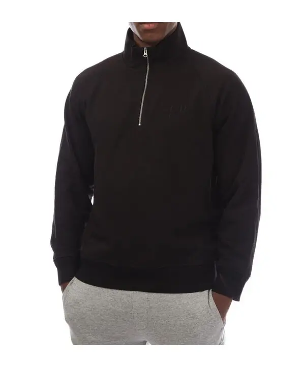 C.P. COMPANY Diagonal Raised Fleece Half-zip Sweatshirt
