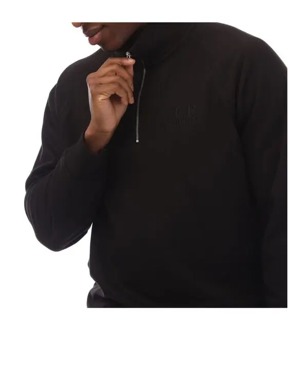 C.P. COMPANY Diagonal Raised Fleece Half-zip Sweatshirt