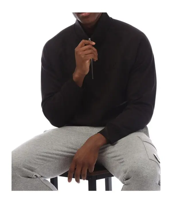 C.P. COMPANY Diagonal Raised Fleece Half-zip Sweatshirt