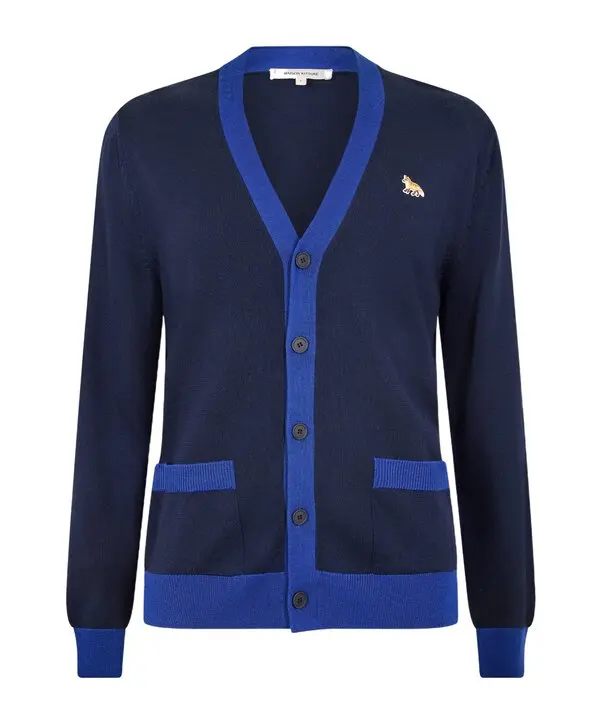 Maison Kitsuné Baby Fox Patch Regular Cardigan