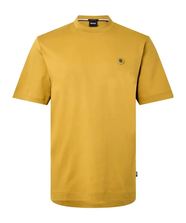 Hugo Boss T-shirt With Logo Detail - Yellow