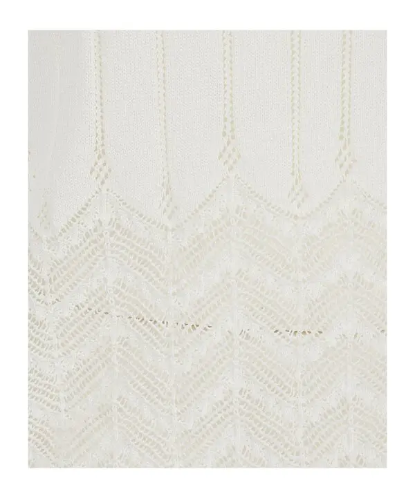 Alexander McQueen Knitted Ruffle-trim Tank Top