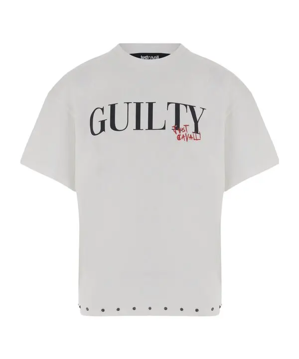 Just Cavalli Oversized Logo-print T-shirt - White