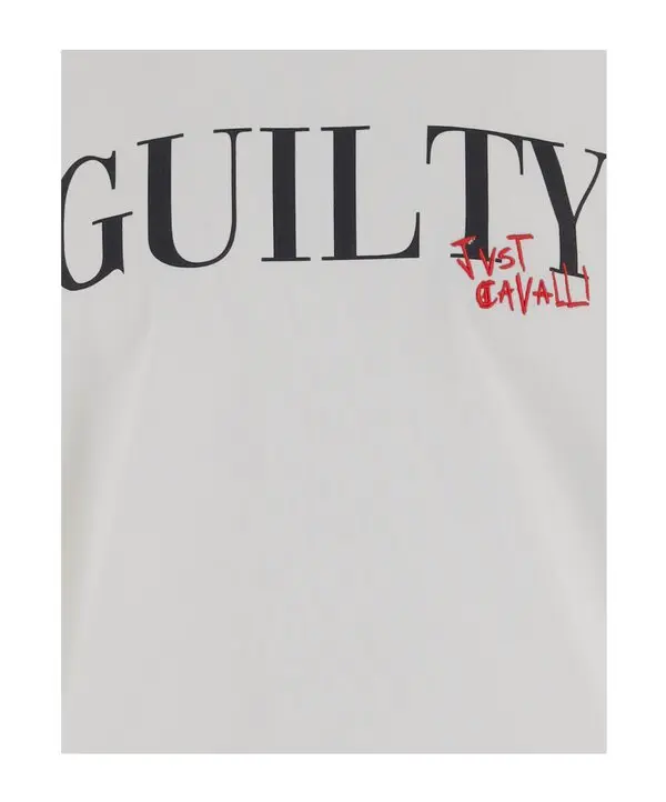 Just Cavalli Oversized Logo-print T-shirt