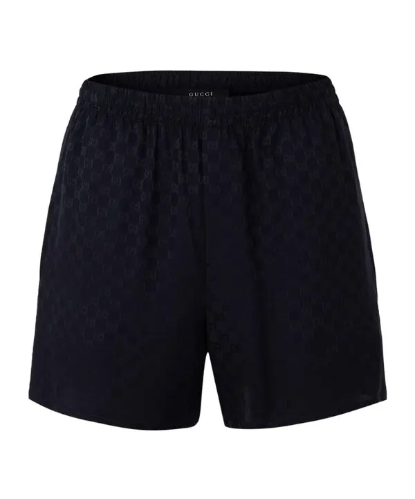 Gucci Solid Color Shorts - Blue