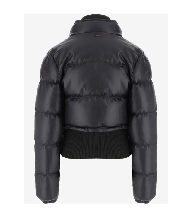 Just Cavalli Stand Collar Quilted Jacket