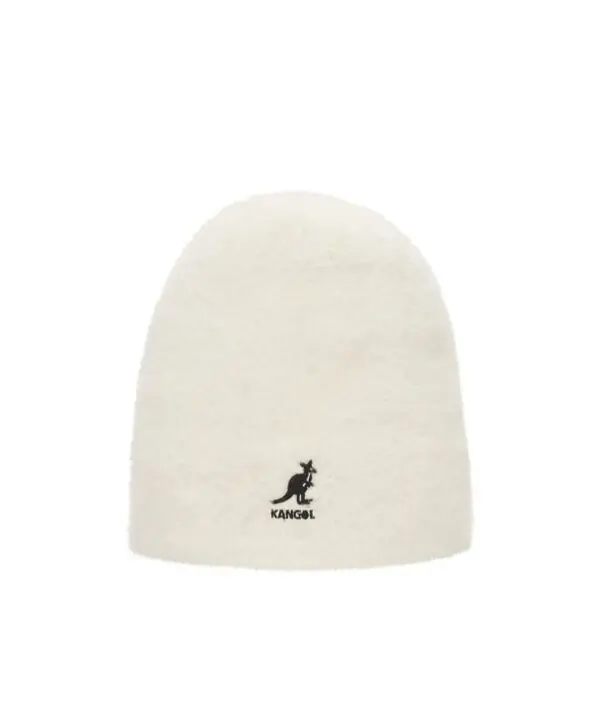 KANGOL Round Soft Knit Beanie - White