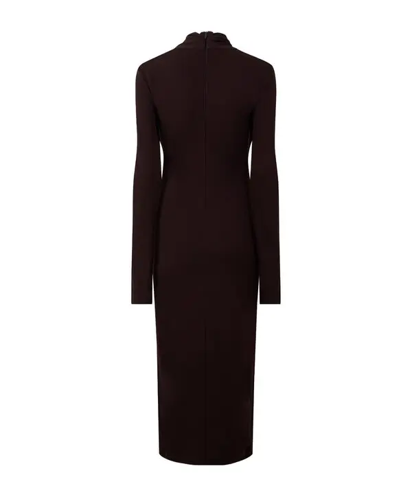 Max Mara Long Sleeve Midi Dress