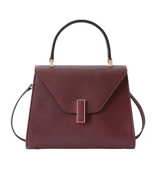 VALEXTRA Printed Flap Bag - Red