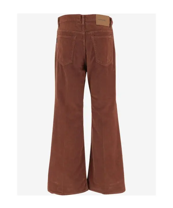 HAIKURE Ribbed Five-pocket Pants