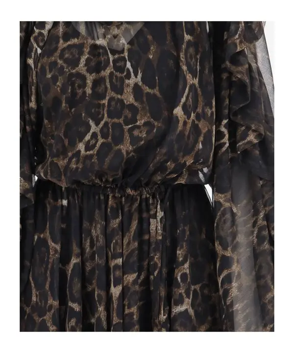 Just Cavalli Printed Pleated Maxi Dress