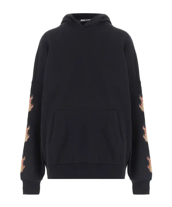 Just Cavalli Rhinestone Embellished Hoodie