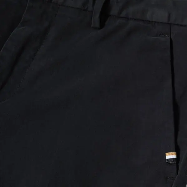 Hugo Boss Buttonzip Waist Cotton Chino Trousers