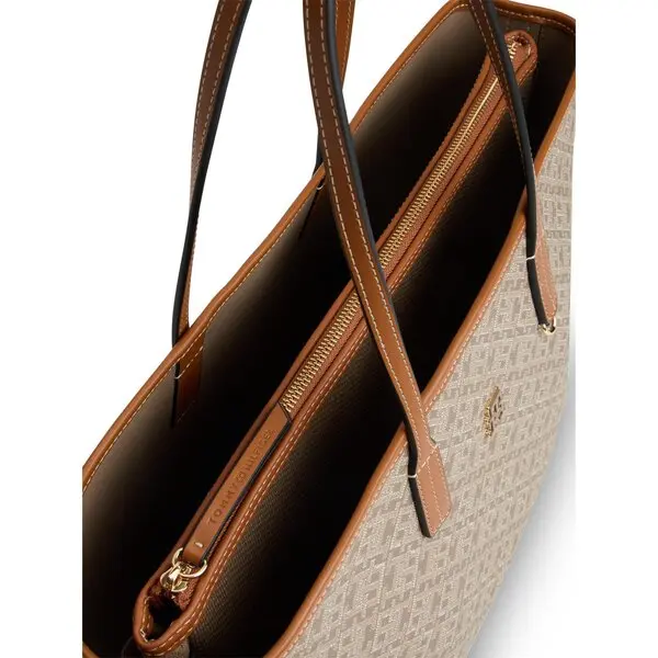 Tommy Hilfiger Monogram Print Tote Bag
