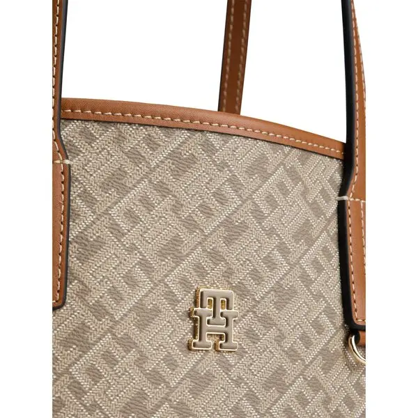 Tommy Hilfiger Monogram Print Tote Bag