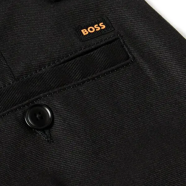 Hugo Boss Buttonzip Waist Cotton Casual Trousers