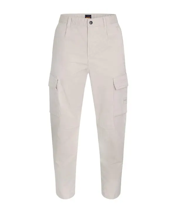Hugo Boss Buttonzip Waist Straightleg Cargo Trousers
