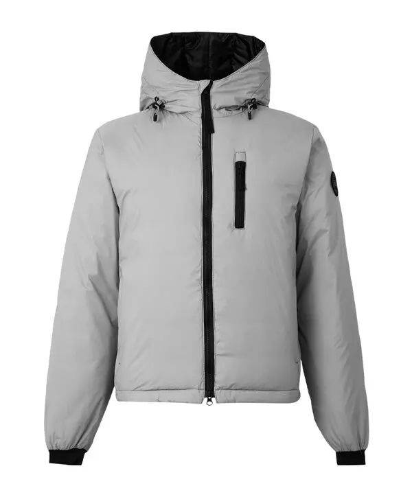 Canada Goose Resistant Hooded Short Puffer Jacket - Gray