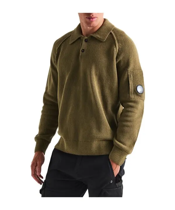 C.P. COMPANY Solid Color Polo Shirt