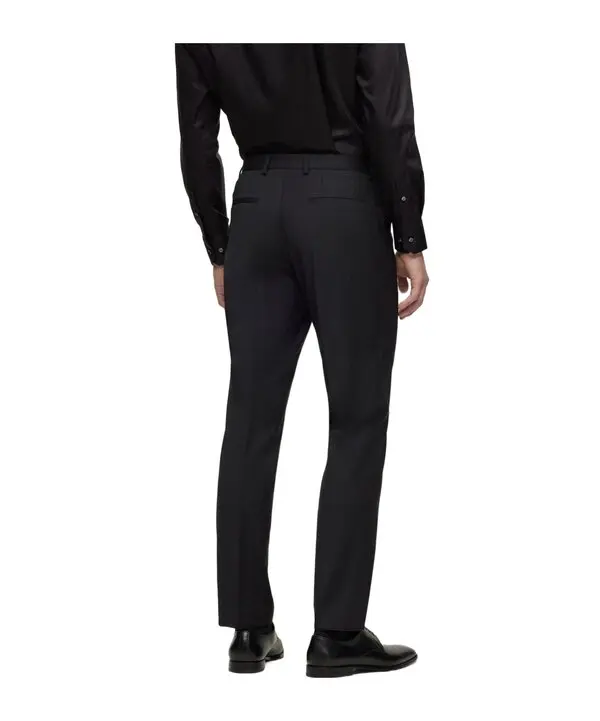 Hugo Boss Buttonzip Waist Tailored Suit Trousers