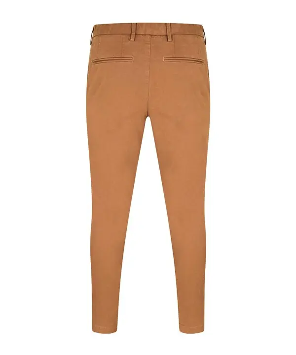 Hugo Boss Buttonzip Waist Twill Chino Trousers
