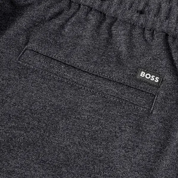 Hugo Boss Drawstring Waist Heathered Knit Trousers