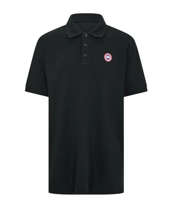 Canada Goose Short-sleeve Polo Shirt - Black