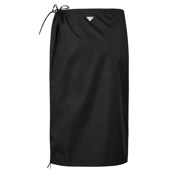 Prada Midlength Wrapstyle Skirt