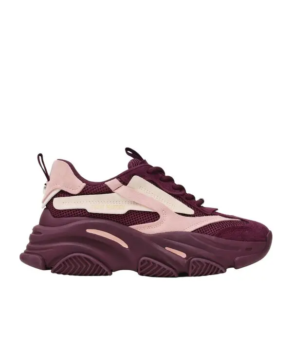 Steve Madden Possession Chunky Trainers - Red