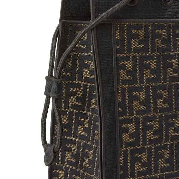 Fendi Jacquard Canvas Shopper Tote