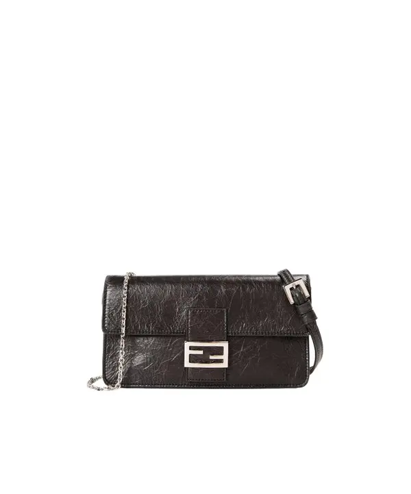 Fendi Flapover Shoulder Bag