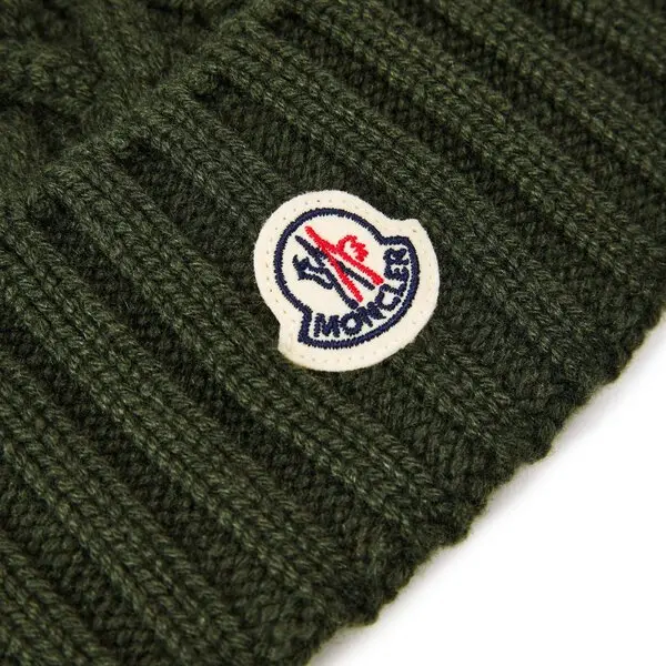 Moncler Cableknit Wool Beanie