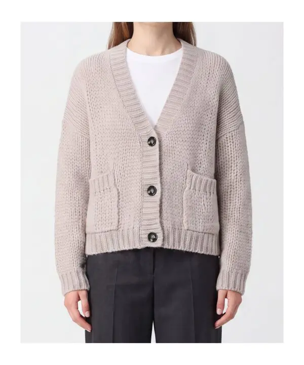ROBERTO COLLINA Button-down Chunky Knit Cardigan