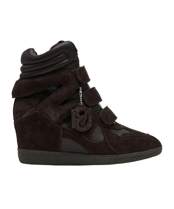 Steve Madden Hightop Wedge Sneaker - Black