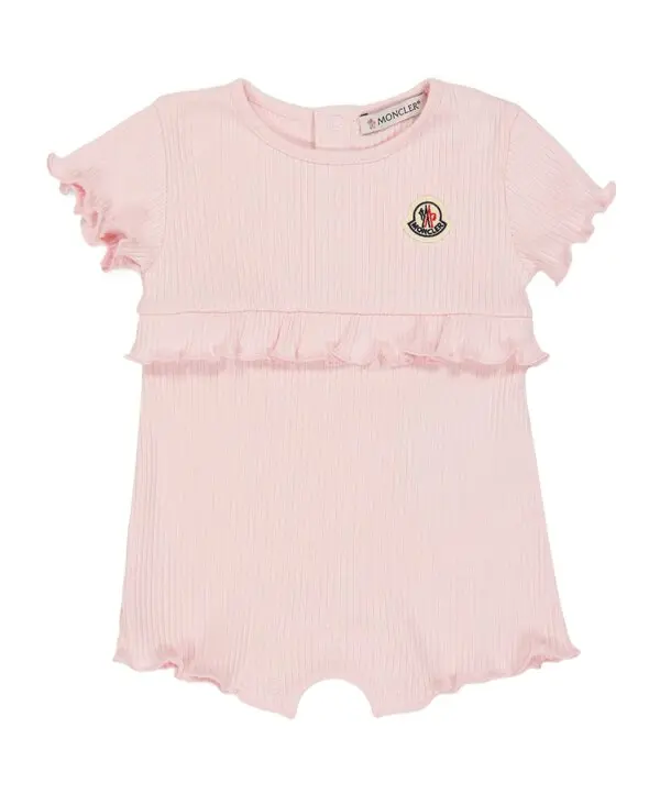 Moncler Short-sleeved Bodysuit - Pink