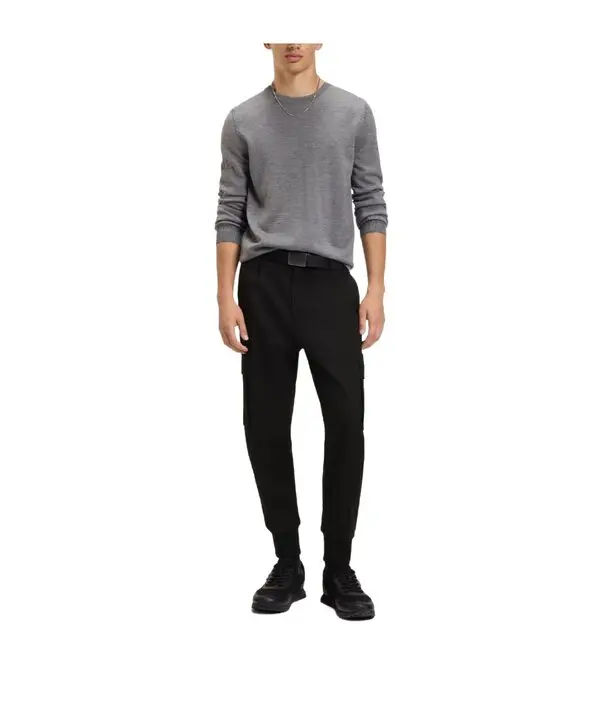 Hugo Boss Cargo Jogger Pants With Buttonzip Waist