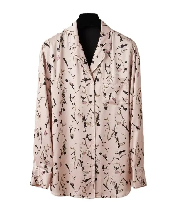 Sportmax Long-sleeved Printed Shirt
