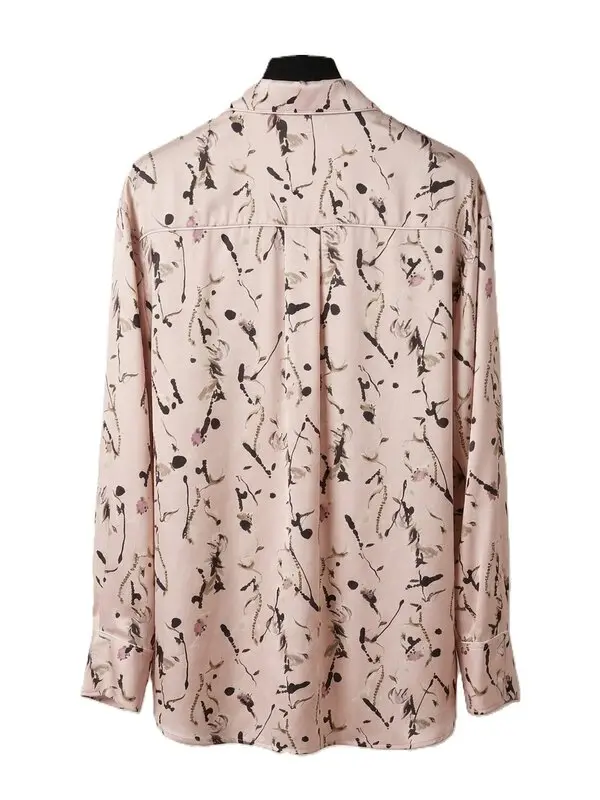 Sportmax Long-sleeved Printed Shirt