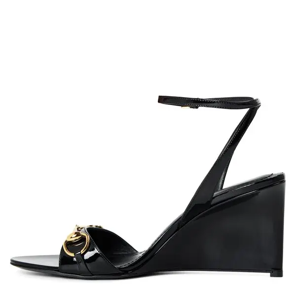 Gucci Opentoe Wedgeheel Sandal