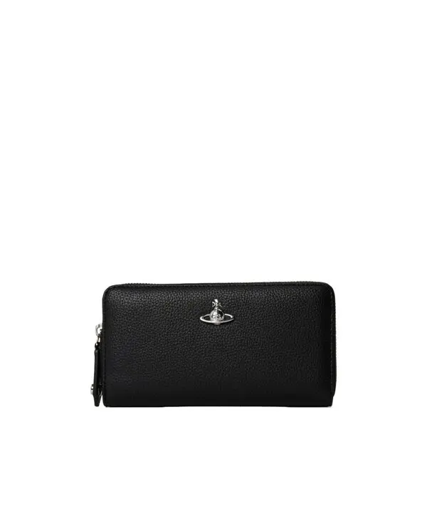 VIVIENNE WESTWOOD Ziparound Long Wallet - Black