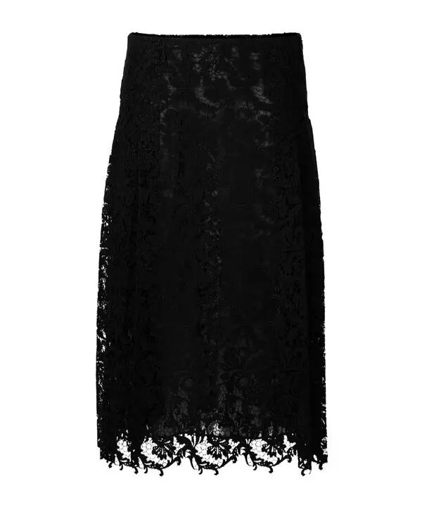 Fendi Midilength Pencil Skirt - Black