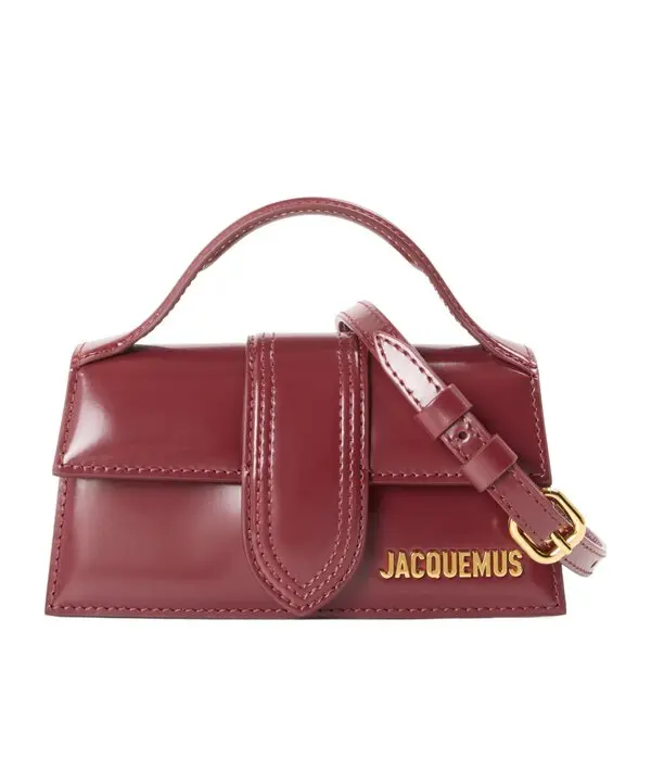 Jacquemus Plain Leather Le Bambino Crossbody Bag