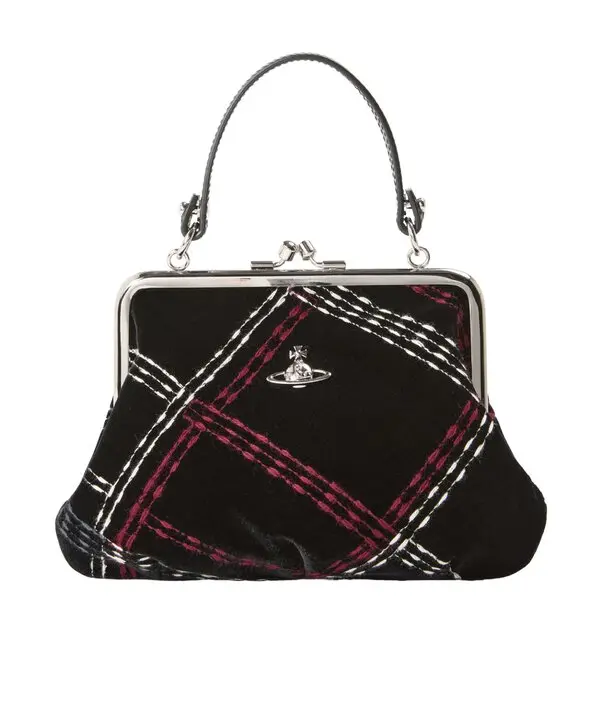 VIVIENNE WESTWOOD Granny Frame Purse Bag - Black