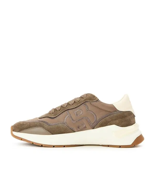 Hugo Boss Fabricsuede Mixed Lowtop Sneaker