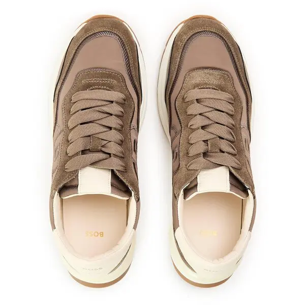 Hugo Boss Fabricsuede Mixed Lowtop Sneaker