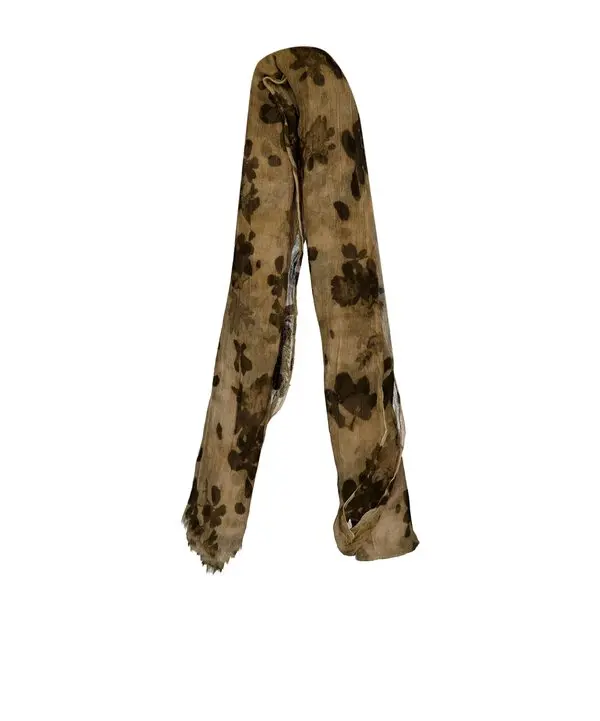 UMA WANG Lightweight Sheer Woven Scarf - Brown