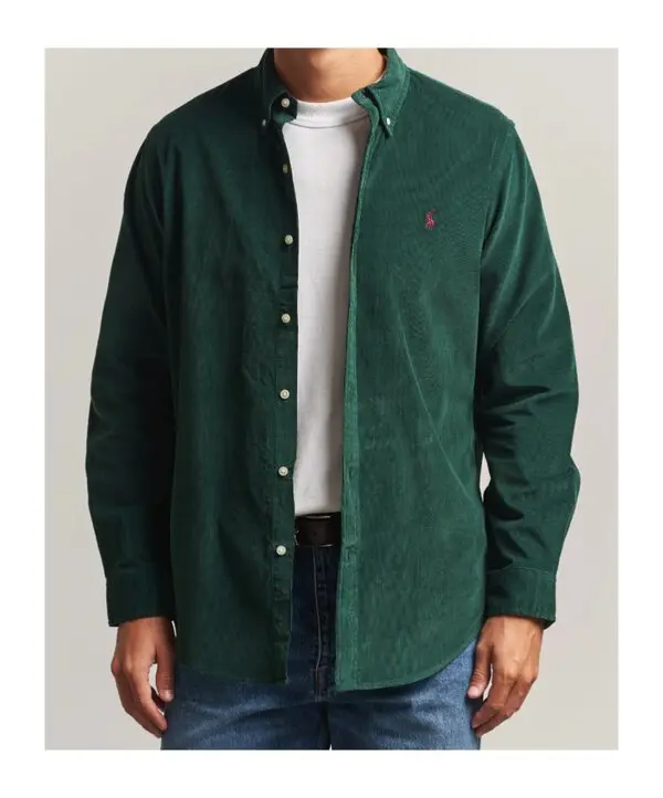 Polo Ralph Lauren Long-sleeved Shirt - Moss Agate