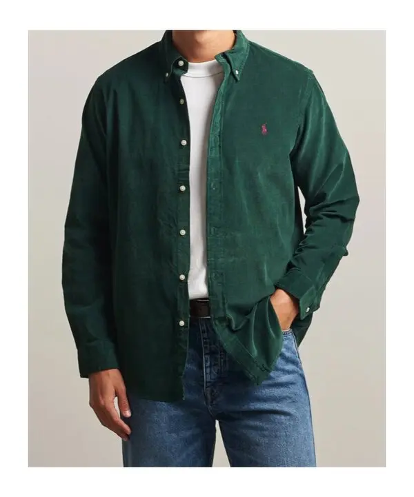 Polo Ralph Lauren Long-sleeved Shirt - Moss Agate