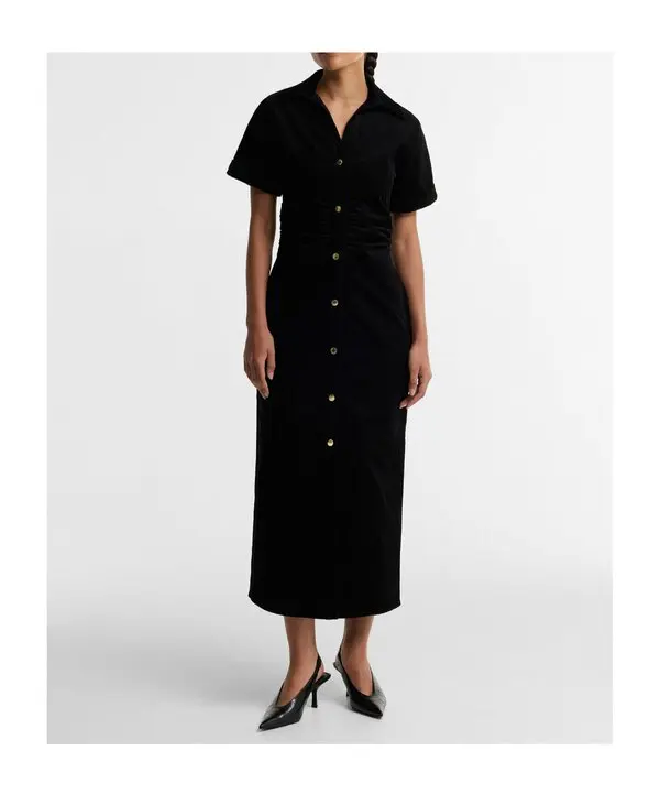 Barbour Collared Midi Dress
